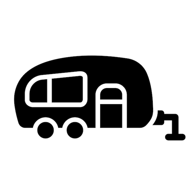 Premium Vector | Caravan Vector Icon Design Illustration Premium Vector | Caravan Vector Icon Design Illustration
