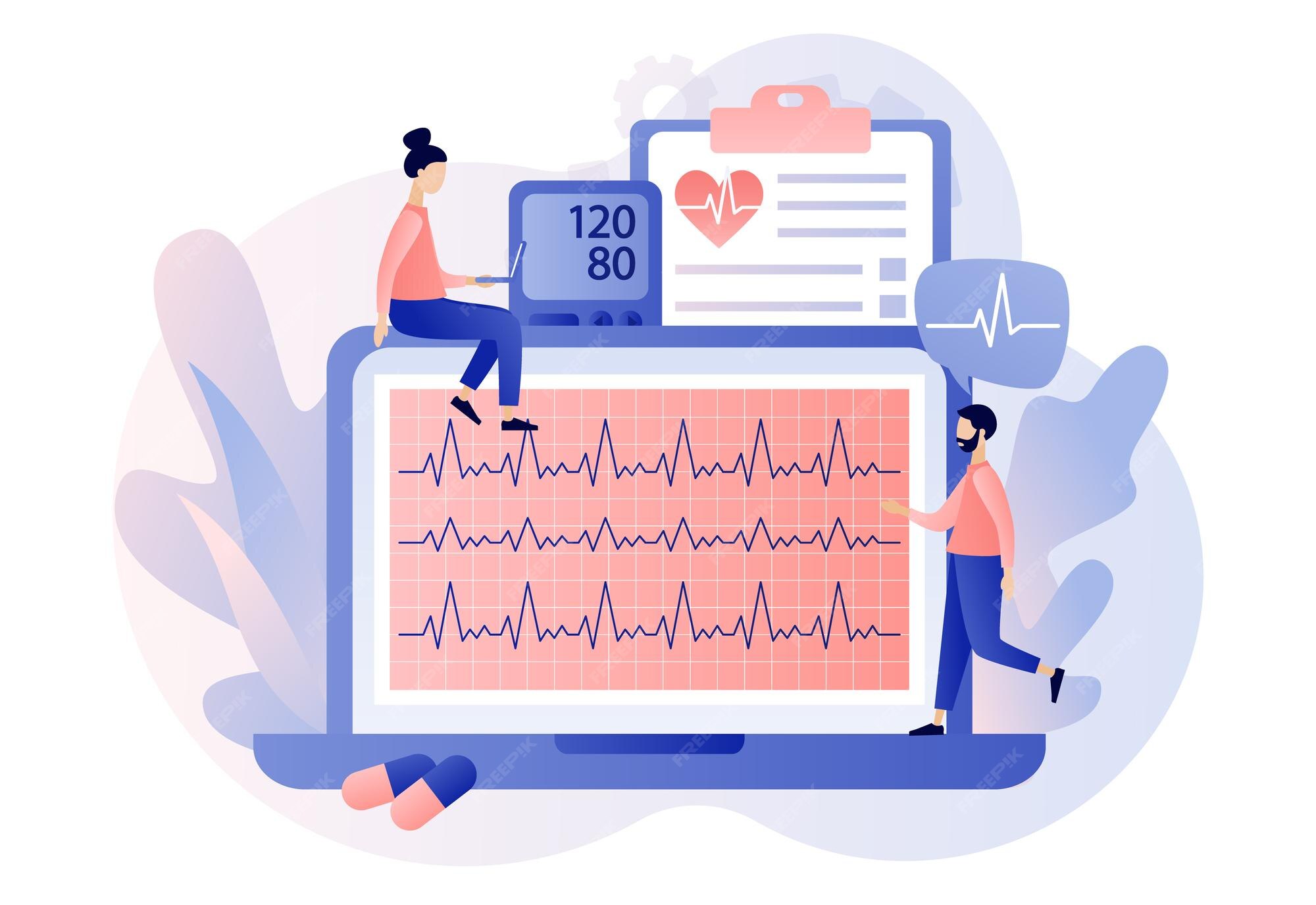 Premium Vector | Cardiology treatment and checkup. Cardiogram online on ... Premium Vector | Cardiology treatment and checkup. Cardiogram online on ...