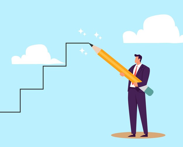 Premium Vector | Career development growth or step to reach goal ladder ... Premium Vector | Career development growth or step to reach goal ladder ...