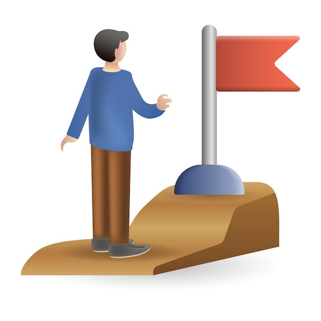 Premium Vector | Career path icon 3d illustration from corporate ... Premium Vector | Career path icon 3d illustration from corporate ...