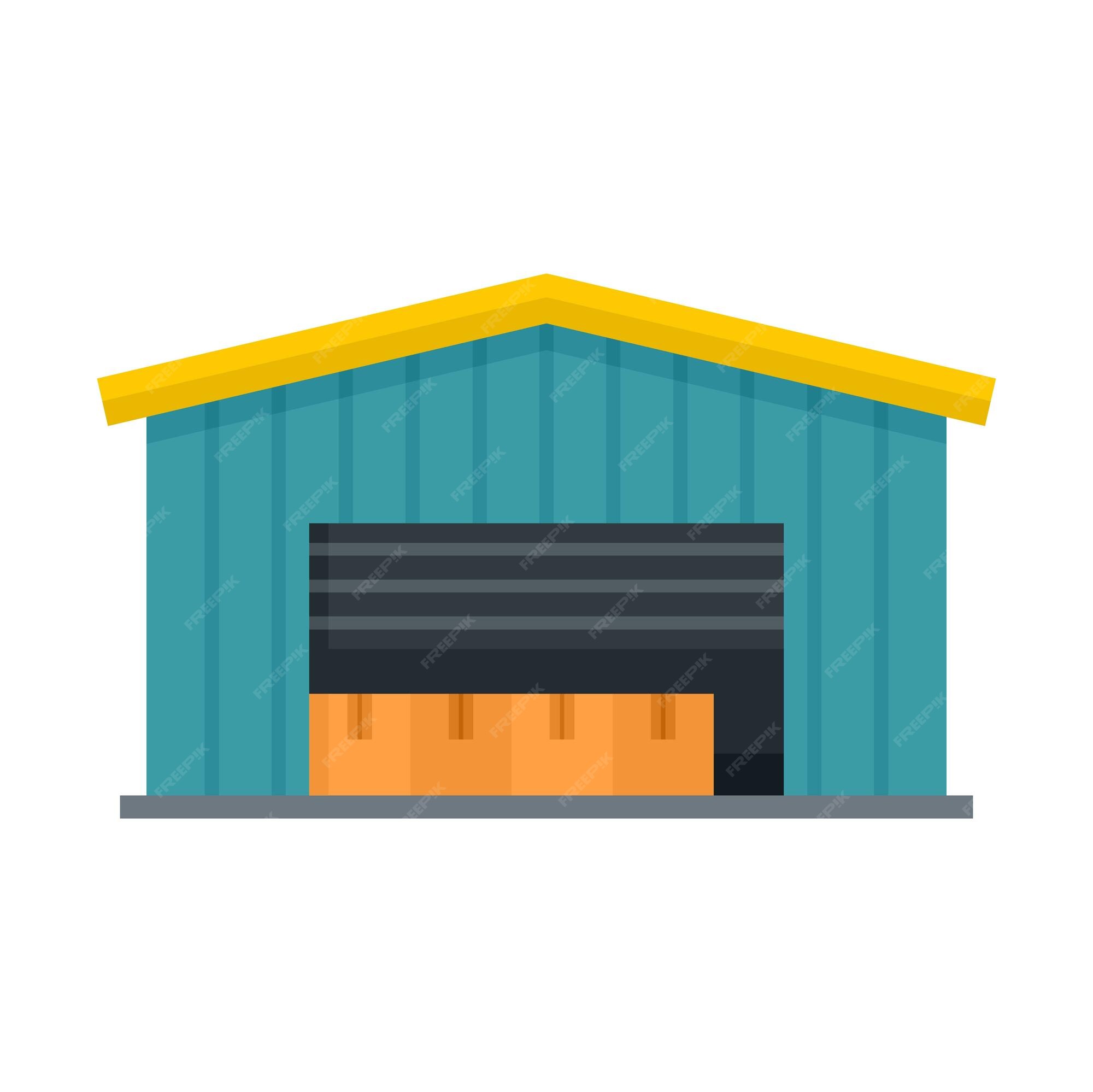 Premium Vector | Cargo warehouse icon flat illustration of cargo ... Premium Vector | Cargo warehouse icon flat illustration of cargo ...