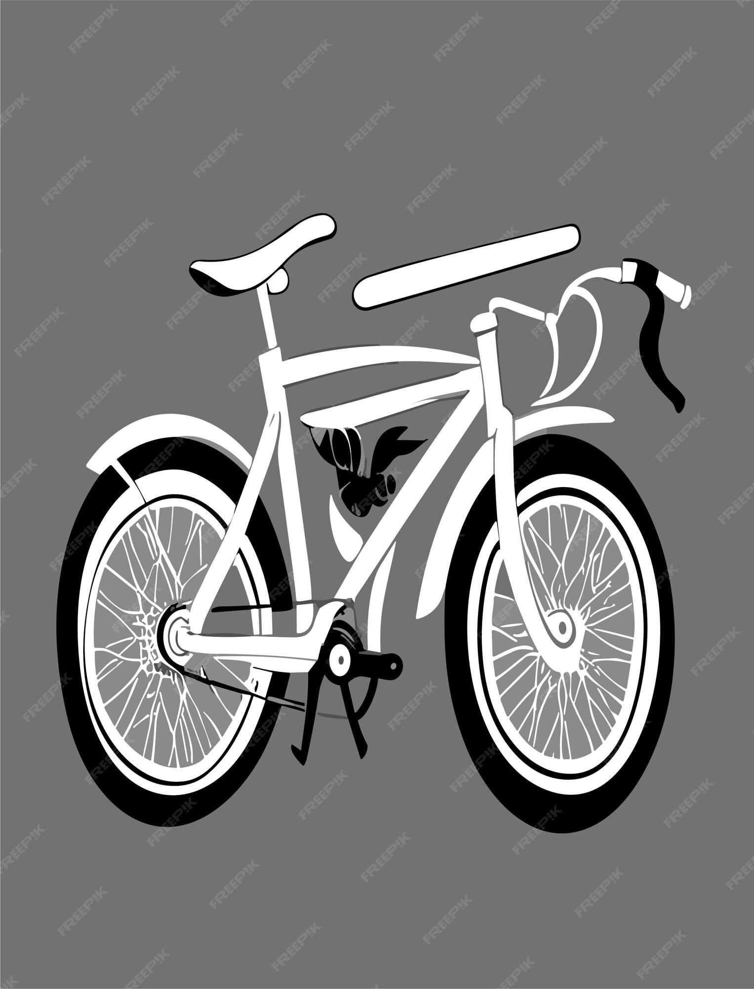 Premium Vector Cartoon Bike 2d Vector Design
