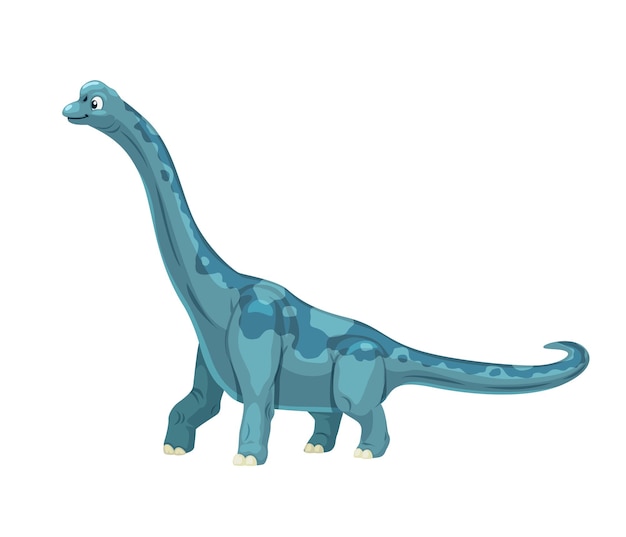 Premium Vector | Cartoon Brachiosaurus dinosaur funny character Premium Vector | Cartoon Brachiosaurus dinosaur funny character