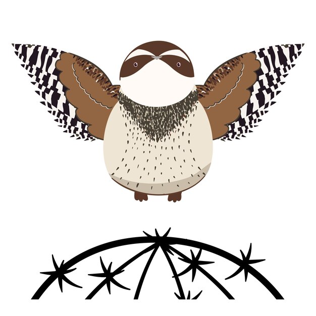 Premium Vector | Cartoon cactus wren bird designed with cute and simple ... Premium Vector | Cartoon cactus wren bird designed with cute and simple ...