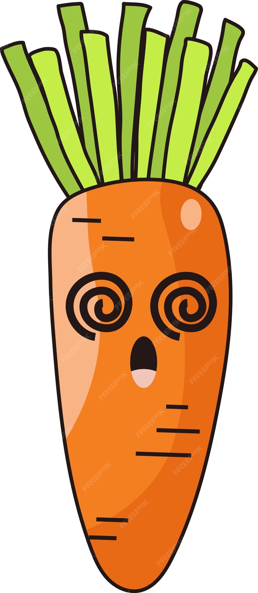 Premium Vector | Cartoon carrot illustration Premium Vector | Cartoon carrot illustration