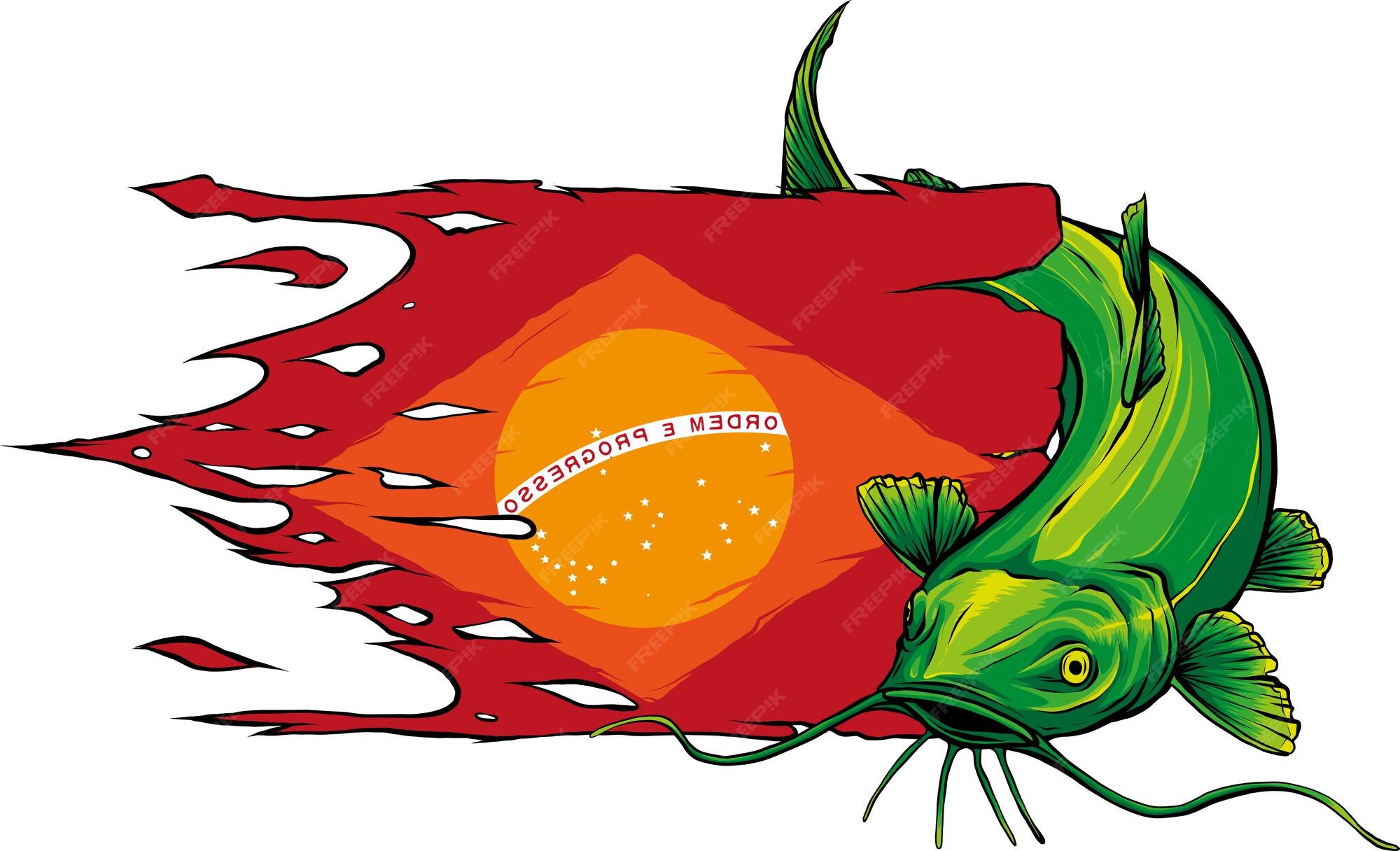 Premium Vector | Cartoon colored catfish vector illustration Premium Vector | Cartoon colored catfish vector illustration