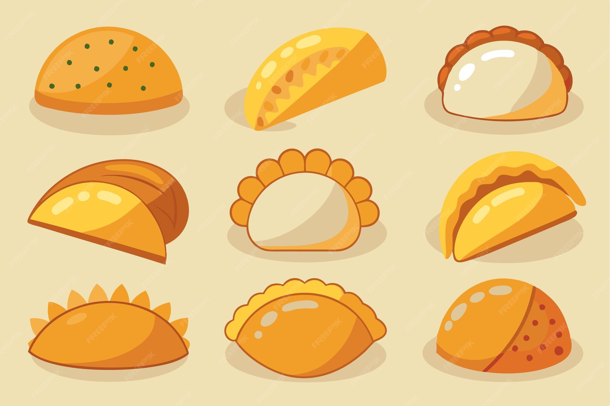 Premium Vector | A cartoon illustration of different types of cheeses Premium Vector | A cartoon illustration of different types of cheeses