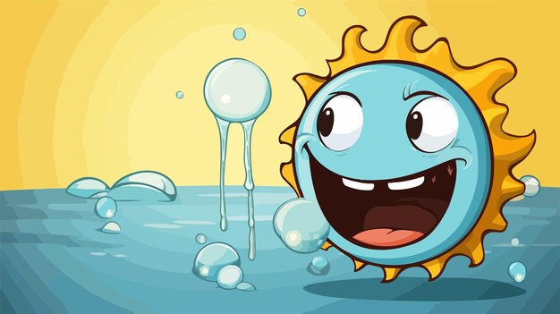 Cartoon Illustration Of Kansas State Smiling Premium Ai Generated Vector