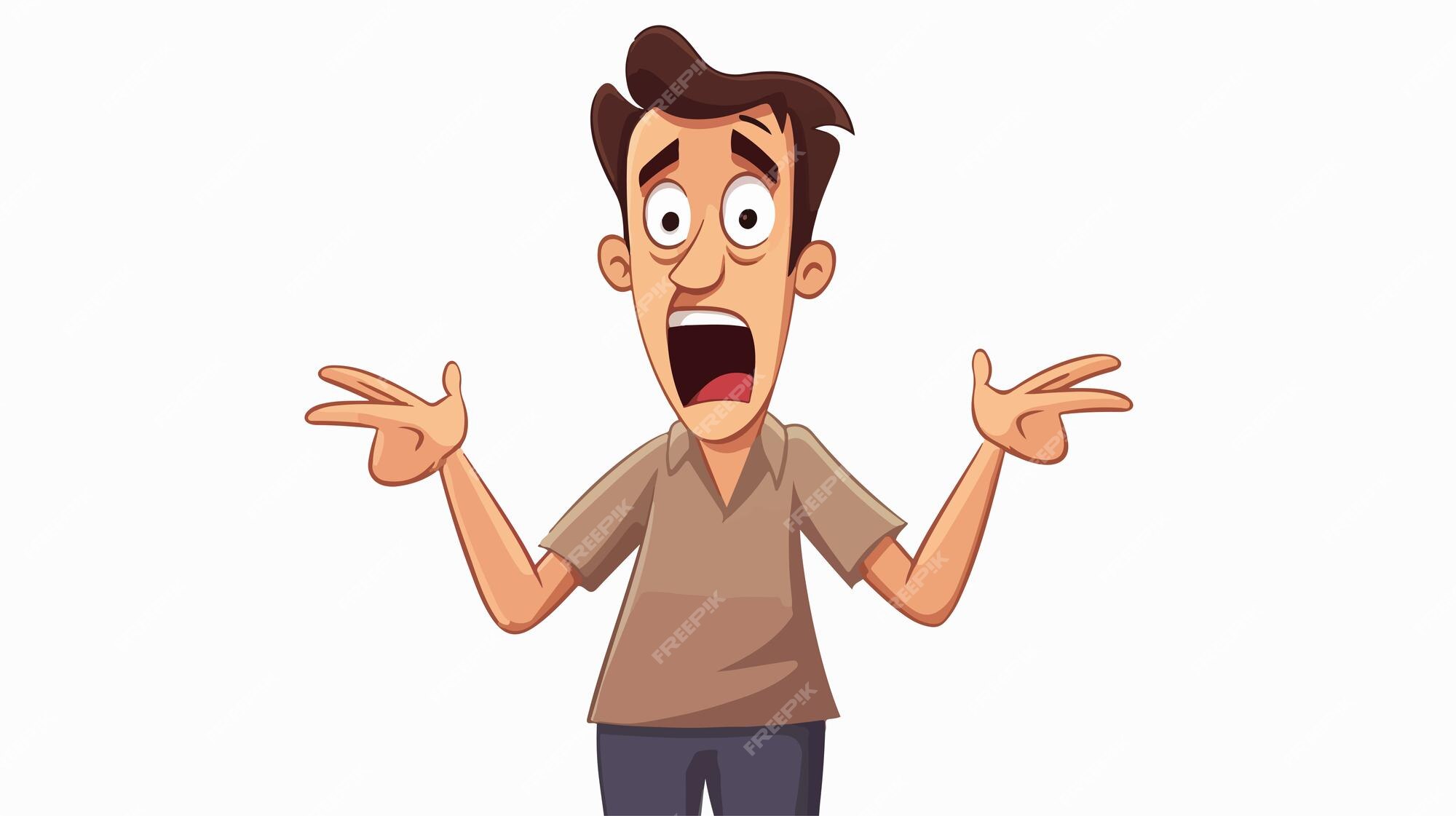 Cartoon Man Complaining Vector Illustration | Premium AI-generated vector Cartoon Man Complaining Vector Illustration | Premium AI-generated vector