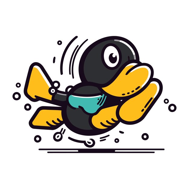 Premium Vector | Cartoon penguin vector illustration of a cartoon penguin Premium Vector | Cartoon penguin vector illustration of a cartoon penguin