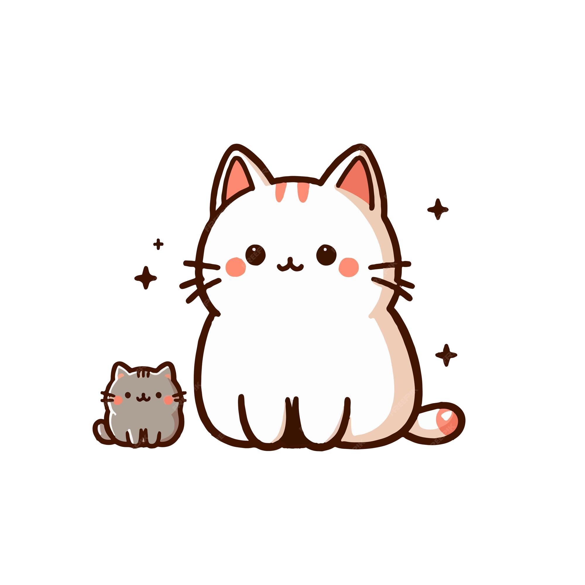 Premium Vector | Cat sibling ai generated image Premium Vector | Cat sibling ai generated image
