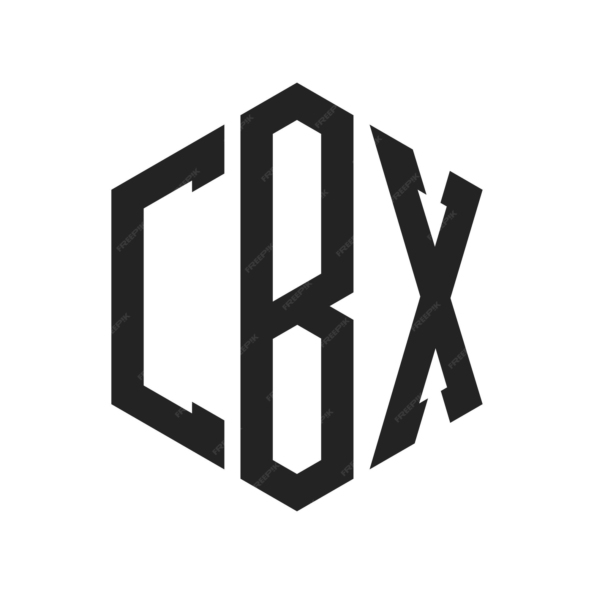 Premium Vector Cbx Logo Design Initial Letter Cbx Monogram Logo Using