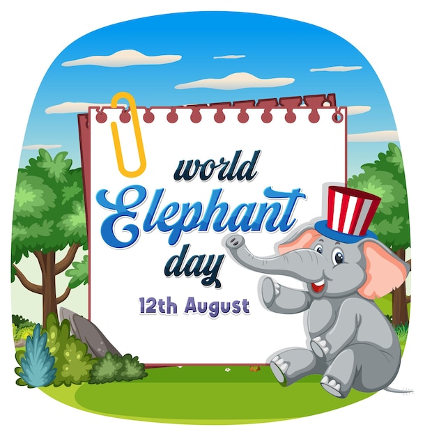 Premium Vector | Celebrating World Elephant Day Illustration Premium Vector | Celebrating World Elephant Day Illustration