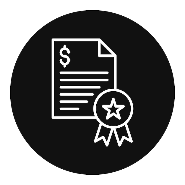 Premium Vector Certificate Vector Illustration