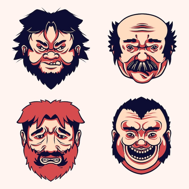 Premium Vector | Character old man vector art Premium Vector | Character old man vector art