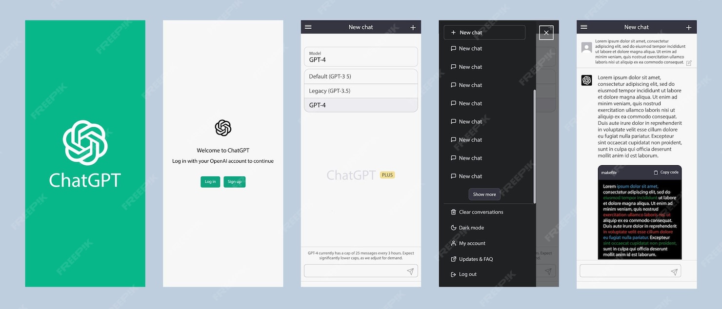 Premium Vector | Chat gpt screen bot with artificial intelligence ...