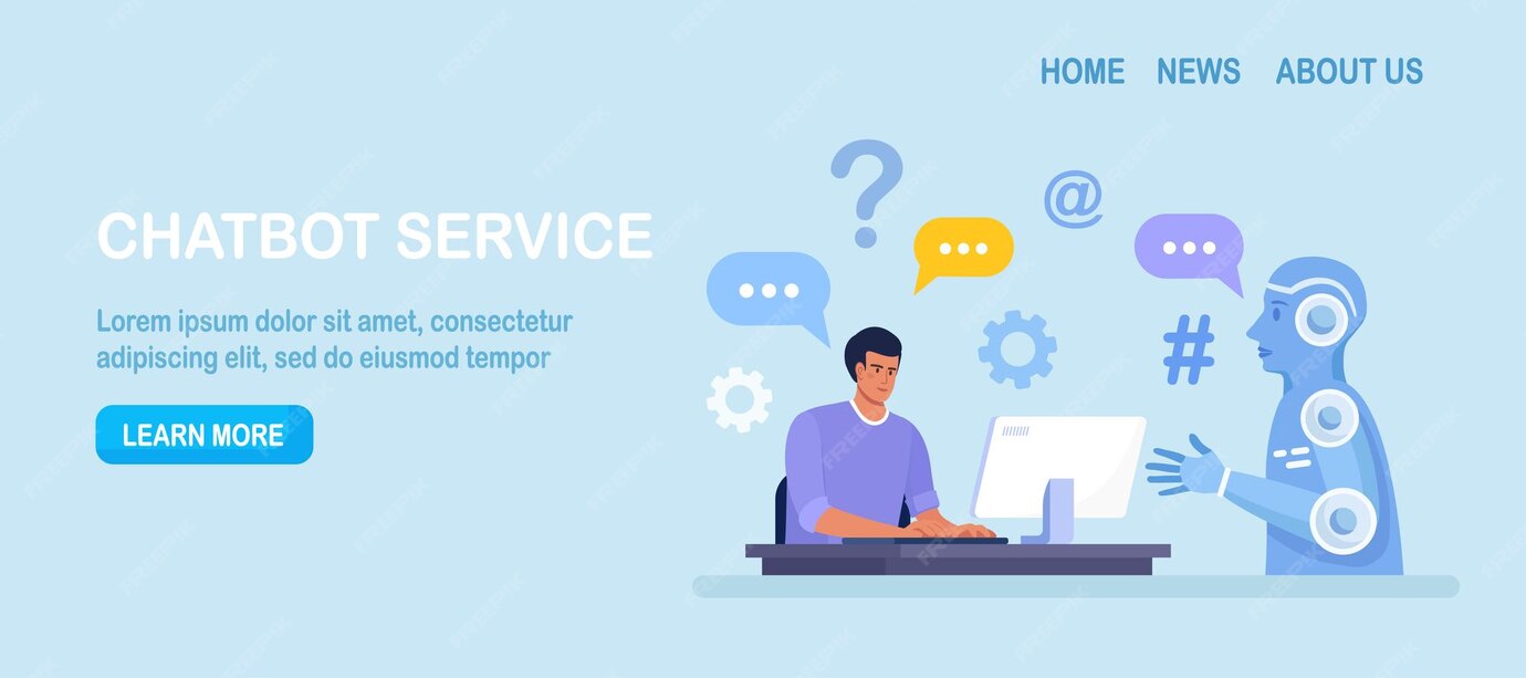 Premium Vector | Chatbot conversation with clients Chat bot chatting ...