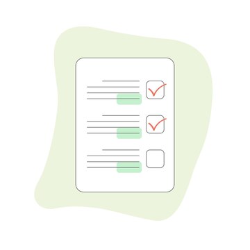 Premium Vector | Check list with checkboxes with check mark on the clipboard and mobile phone ...