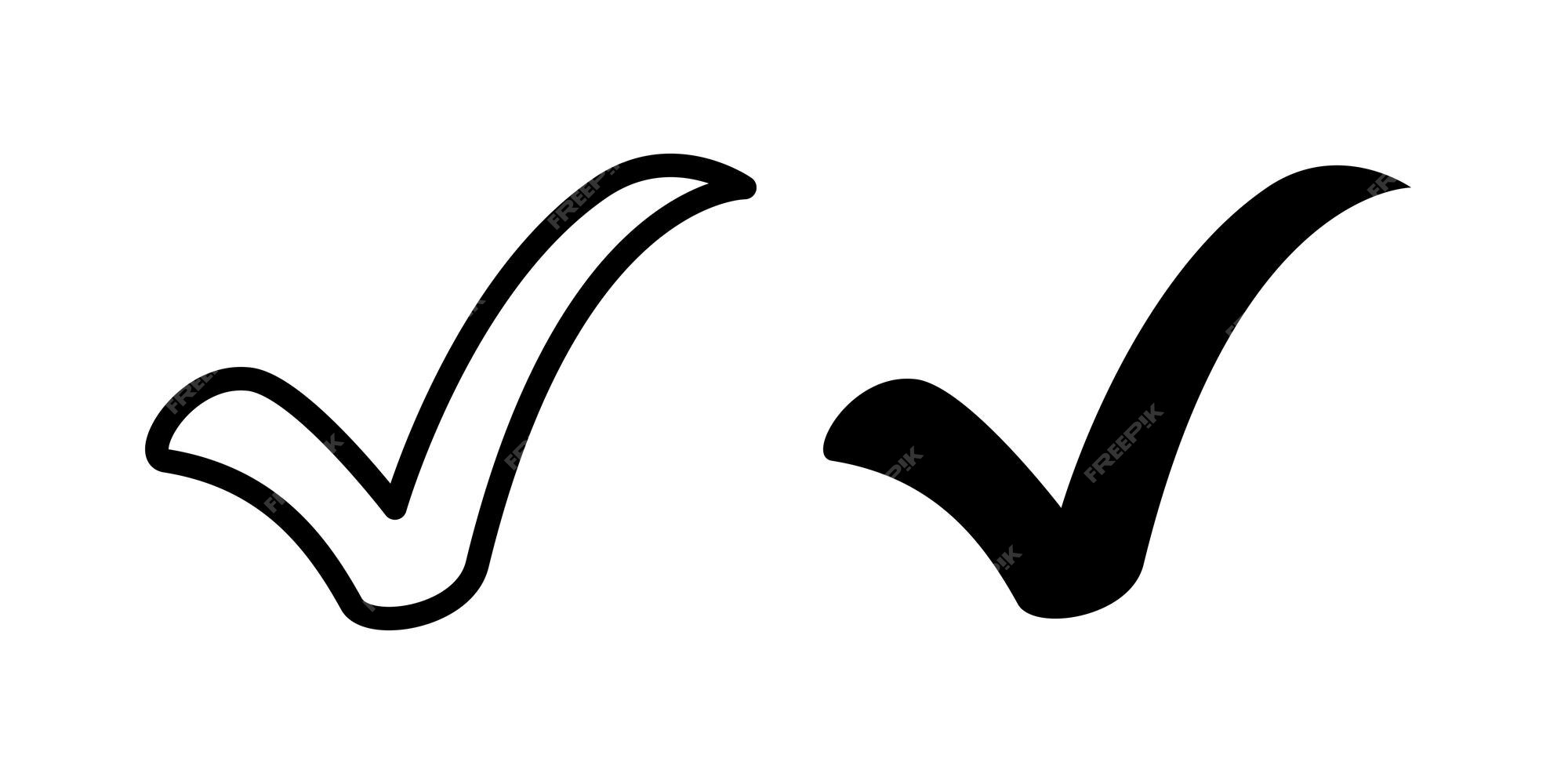 Premium Vector | Check mark icon vector design Premium Vector | Check mark icon vector design