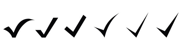 Premium Vector | Check mark icons set Check marks symbol collection ... Premium Vector | Check mark icons set Check marks symbol collection ...