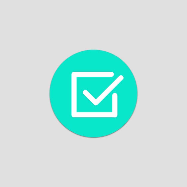 Premium Vector | Checkbox Icon with Correct Accept Checkmark Icons Tick Box Checked Check List ...