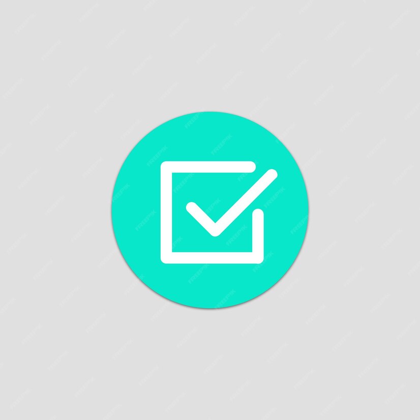 Premium Vector | Checkbox icon with correct accept checkmark icons tick box checked check list ...