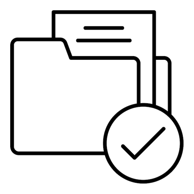 Premium Vector | Checked icon Premium Vector | Checked icon