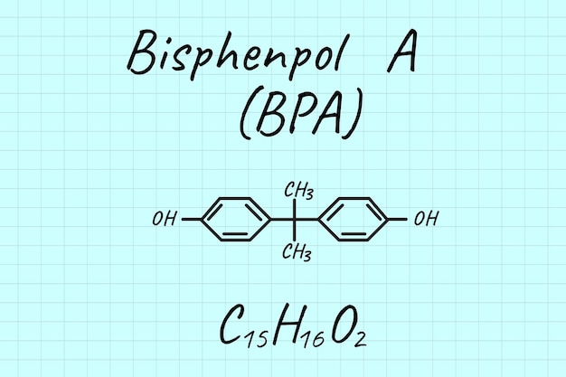 Premium Vector | Chemical formula of Bisphenol A BPA Premium Vector | Chemical formula of Bisphenol A BPA