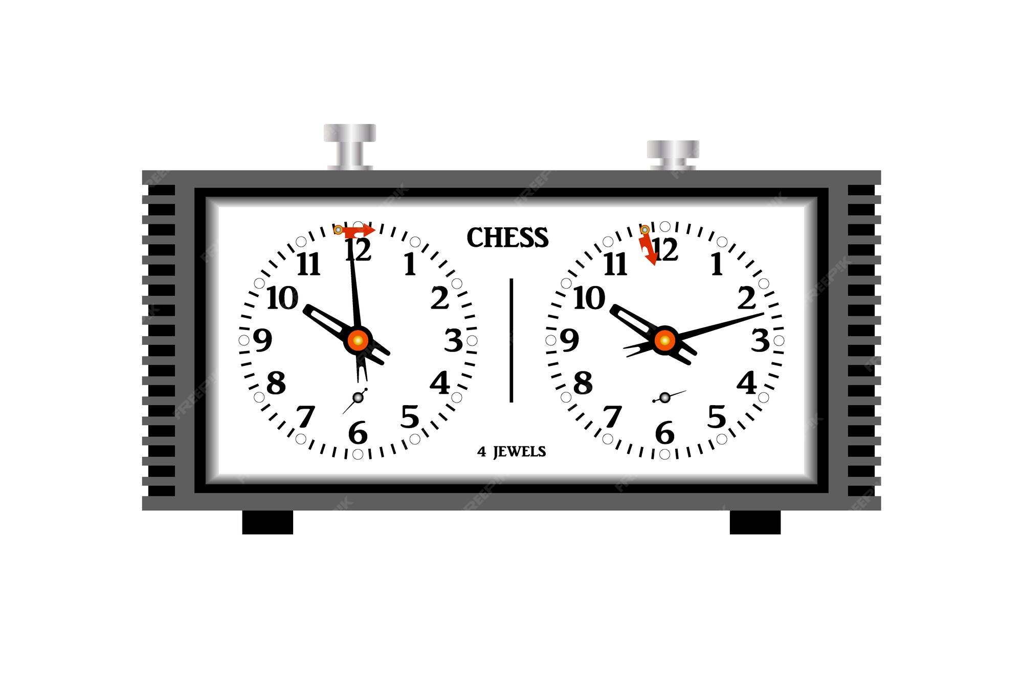 Premium Vector | Chess clock, typical analog chess clock vector ... Premium Vector | Chess clock, typical analog chess clock vector ...