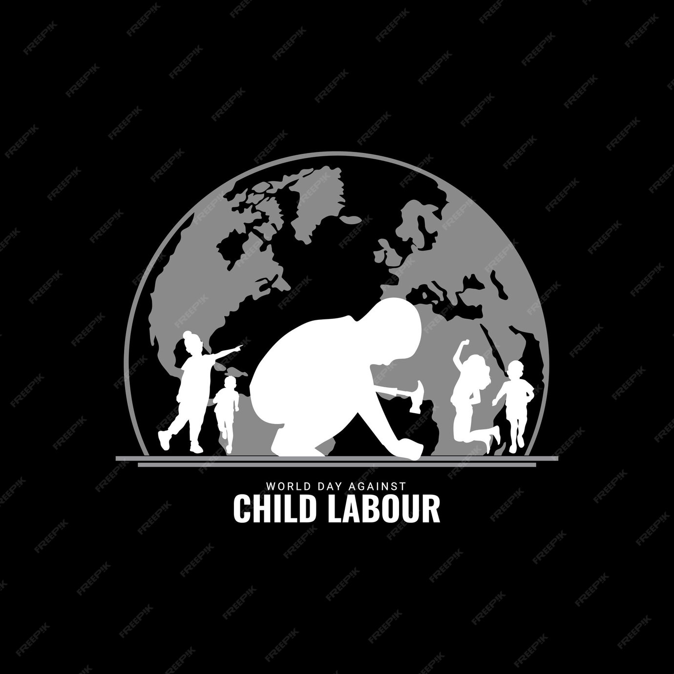 Premium Vector | Child labor Vector Child labor Poster World Day ... Premium Vector | Child labor Vector Child labor Poster World Day ...