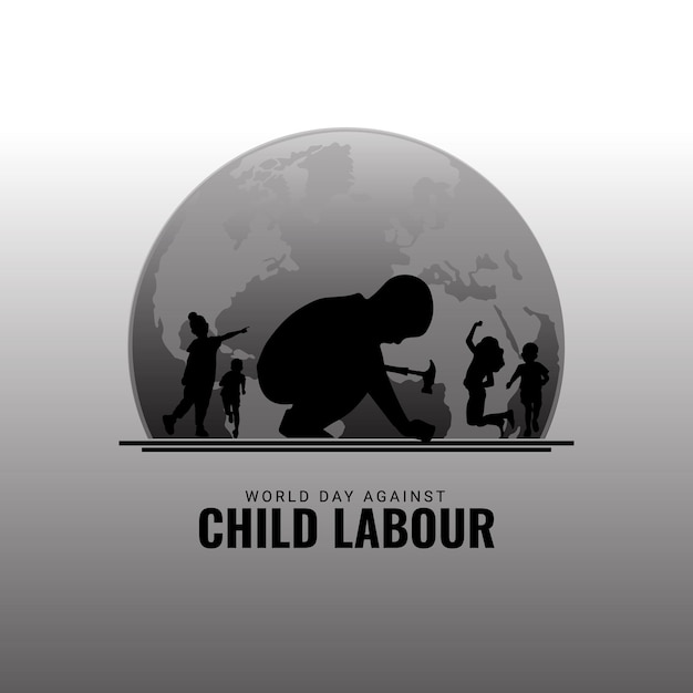 Premium Vector | Child labor Vector Child labor Poster World Day ... Premium Vector | Child labor Vector Child labor Poster World Day ...