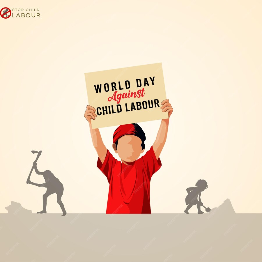 Premium Vector | Child labor Vector Child labor Poster World Day ... Premium Vector | Child labor Vector Child labor Poster World Day ...