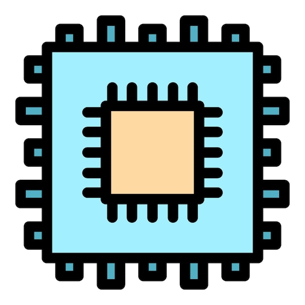 Premium Vector | Chip processor icon outline chip processor vector icon ... Premium Vector | Chip processor icon outline chip processor vector icon ...