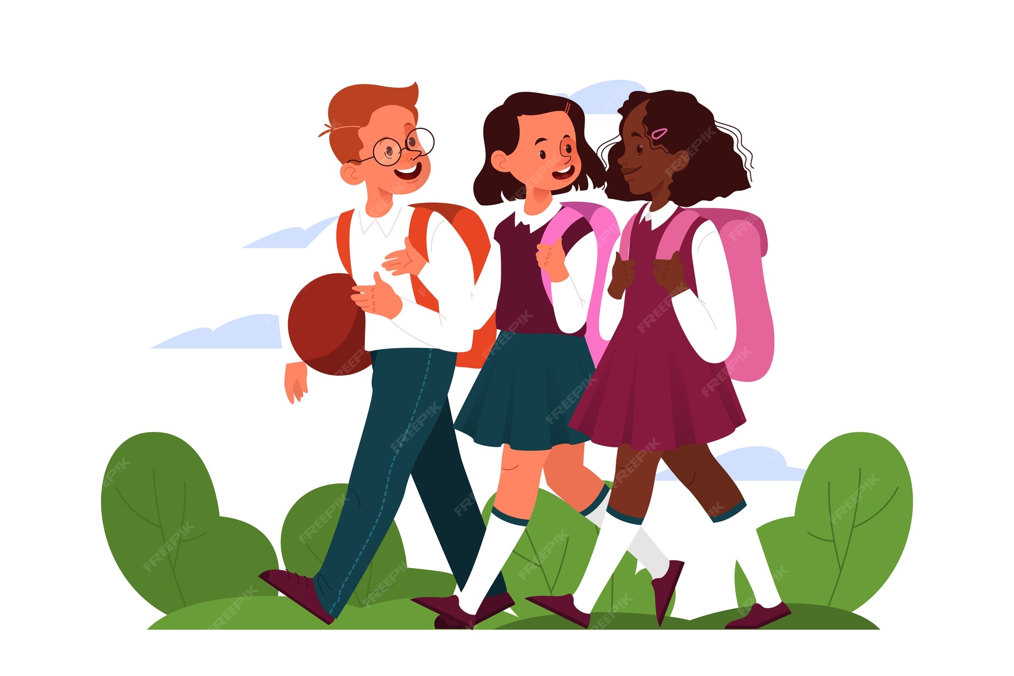 Walking Into Class Cartoon