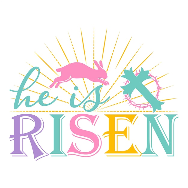 Premium Vector Christian Easter T Shirt Design