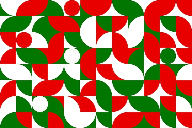 Premium Vector | Christmas modern geometric pattern background green ... Premium Vector | Christmas modern geometric pattern background green ...