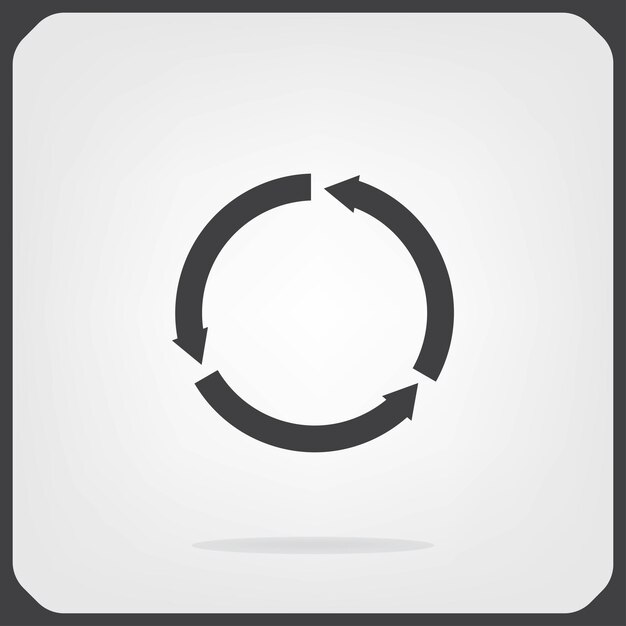 Premium Vector | Circular arrows vector icon Premium Vector | Circular arrows vector icon