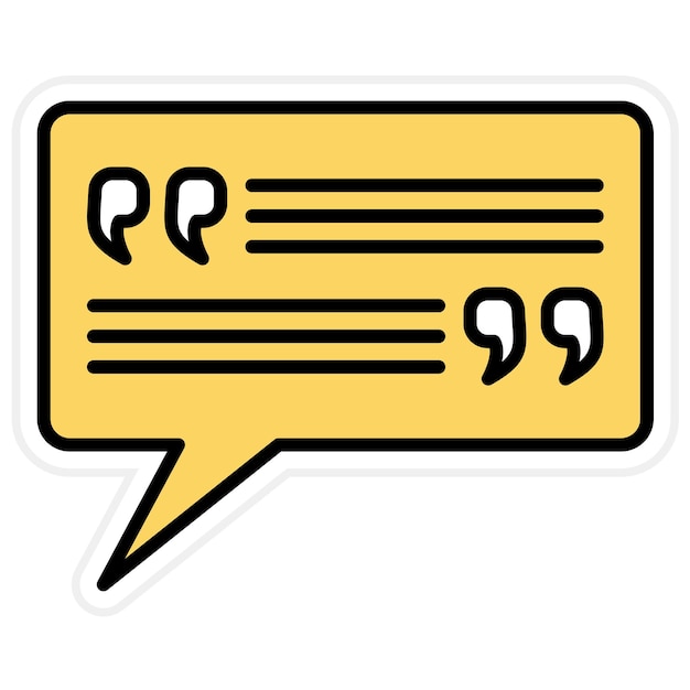 Premium Vector | Citation icon vector image can be used for university Premium Vector | Citation icon vector image can be used for university
