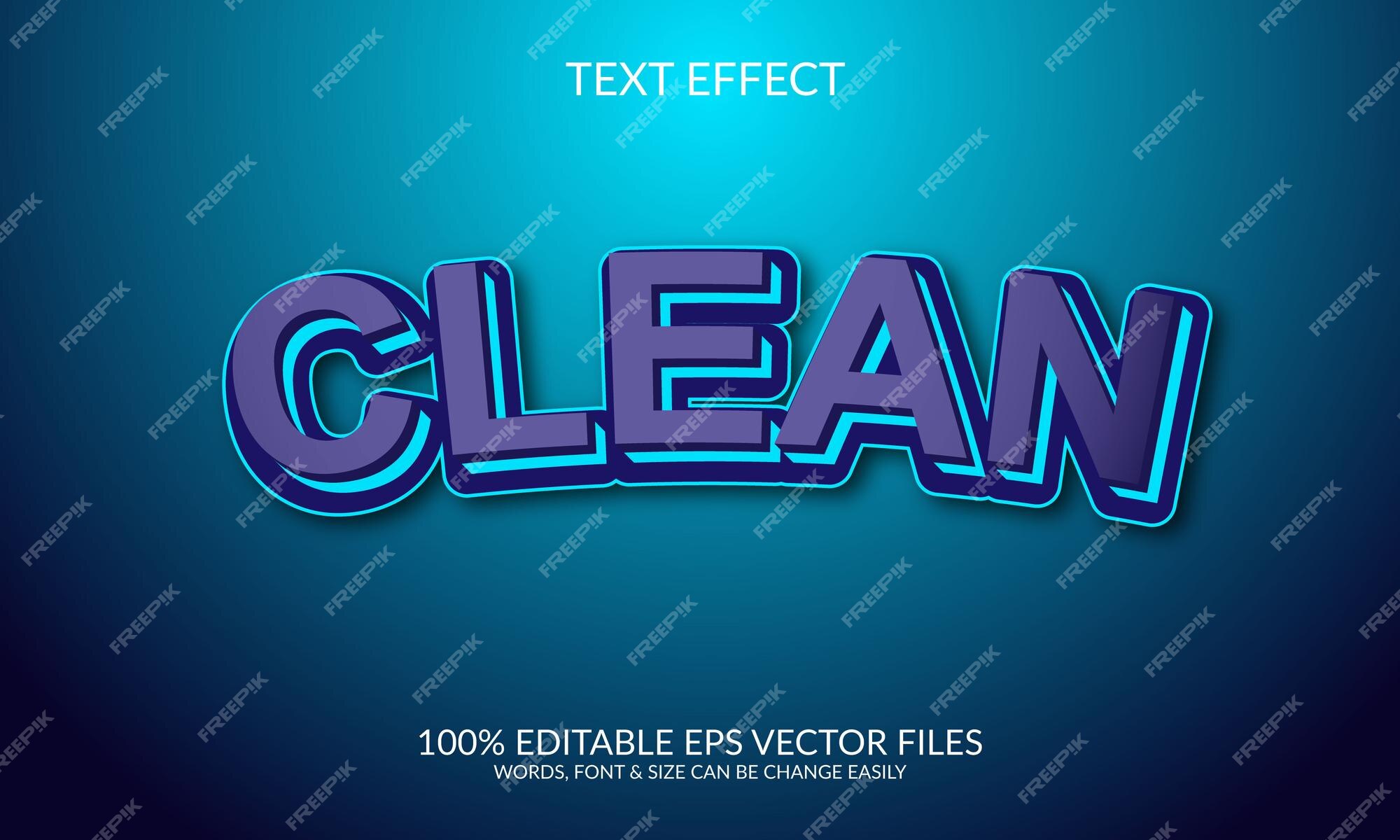 Premium Vector | Clean 3D Vector Editable Text Effect Design Premium Vector | Clean 3D Vector Editable Text Effect Design