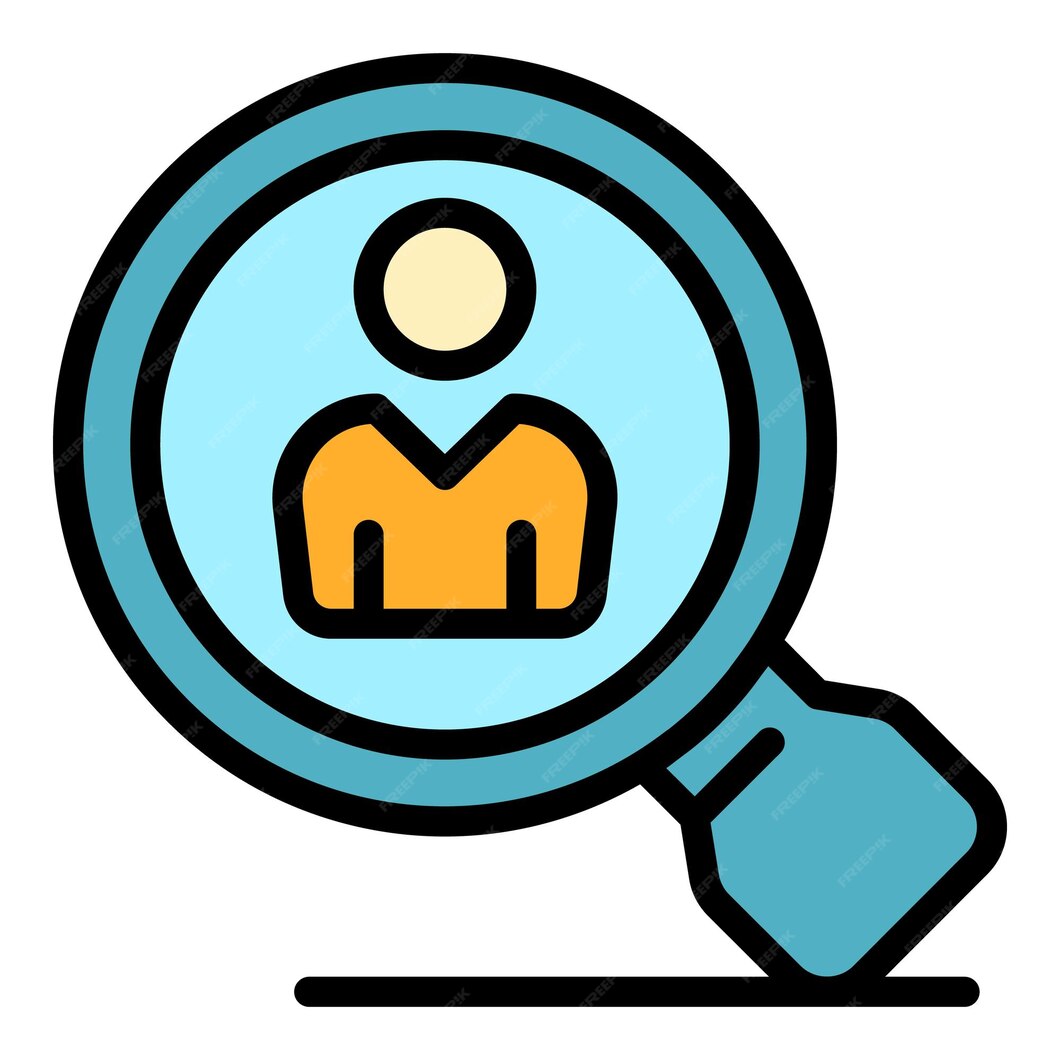 Premium Vector | Client and magnifier icon outline client and magnifier ... Premium Vector | Client and magnifier icon outline client and magnifier ...