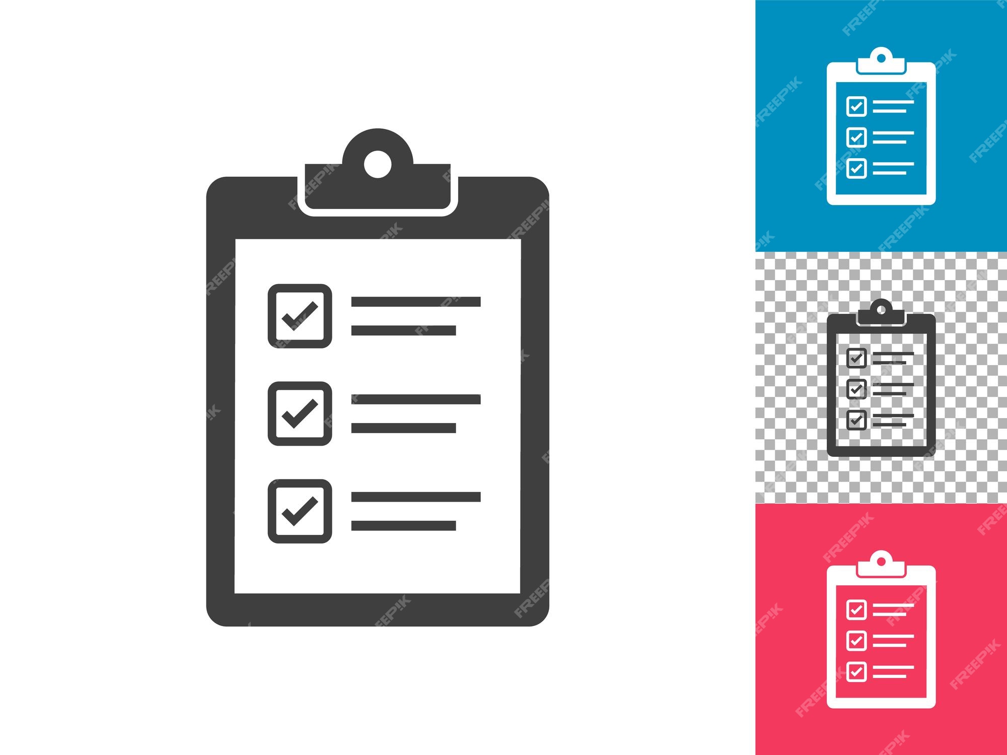 Premium Vector | A clipboard with a checklist icon clipboard icon in ... Premium Vector | A clipboard with a checklist icon clipboard icon in ...