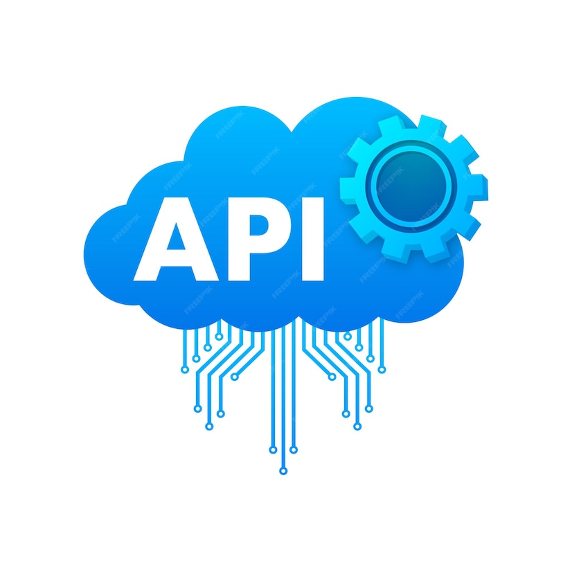 Premium Vector | Cloud api application programming interface internet ...