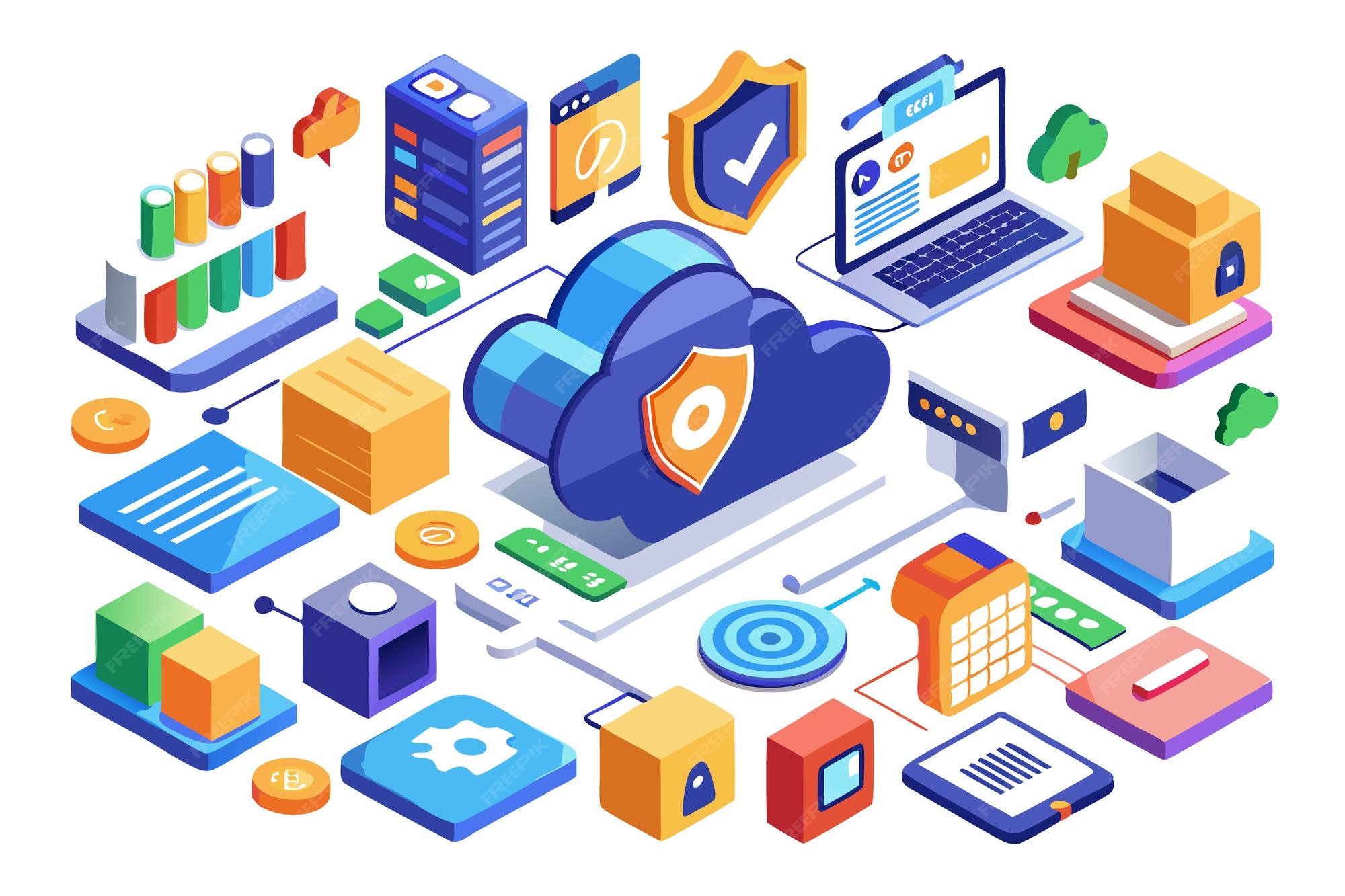 Cloud Computing Network With Secure Data Storage And Access Premium