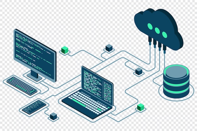 Premium Vector | Cloud technology computing concept Modern cloud ... Premium Vector | Cloud technology computing concept Modern cloud ...
