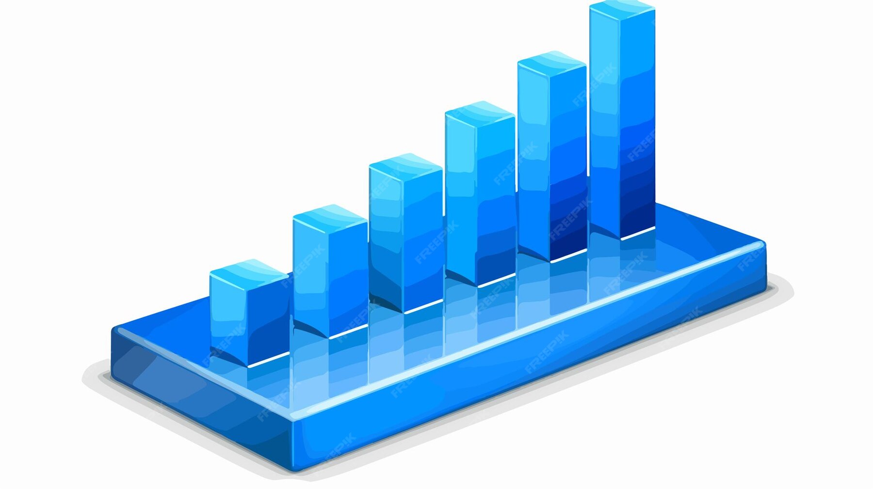 Cobalt Bar Chart Decrease Interface Icon Vector | Premium AI-generated ...