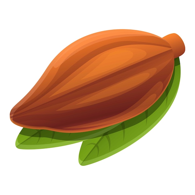 Premium Vector | Cocoa fruit icon cartoon of cocoa fruit vector icon ... Premium Vector | Cocoa fruit icon cartoon of cocoa fruit vector icon ...