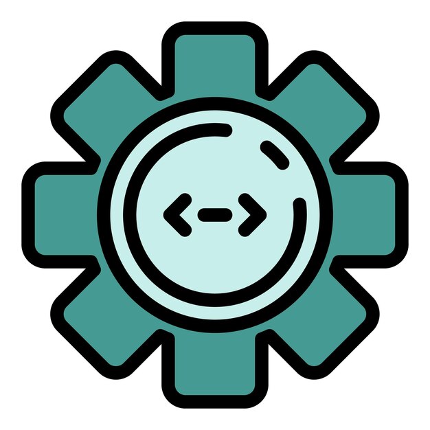 Premium Vector | Code in circle cogwheel icon outline code in circle ... Premium Vector | Code in circle cogwheel icon outline code in circle ...