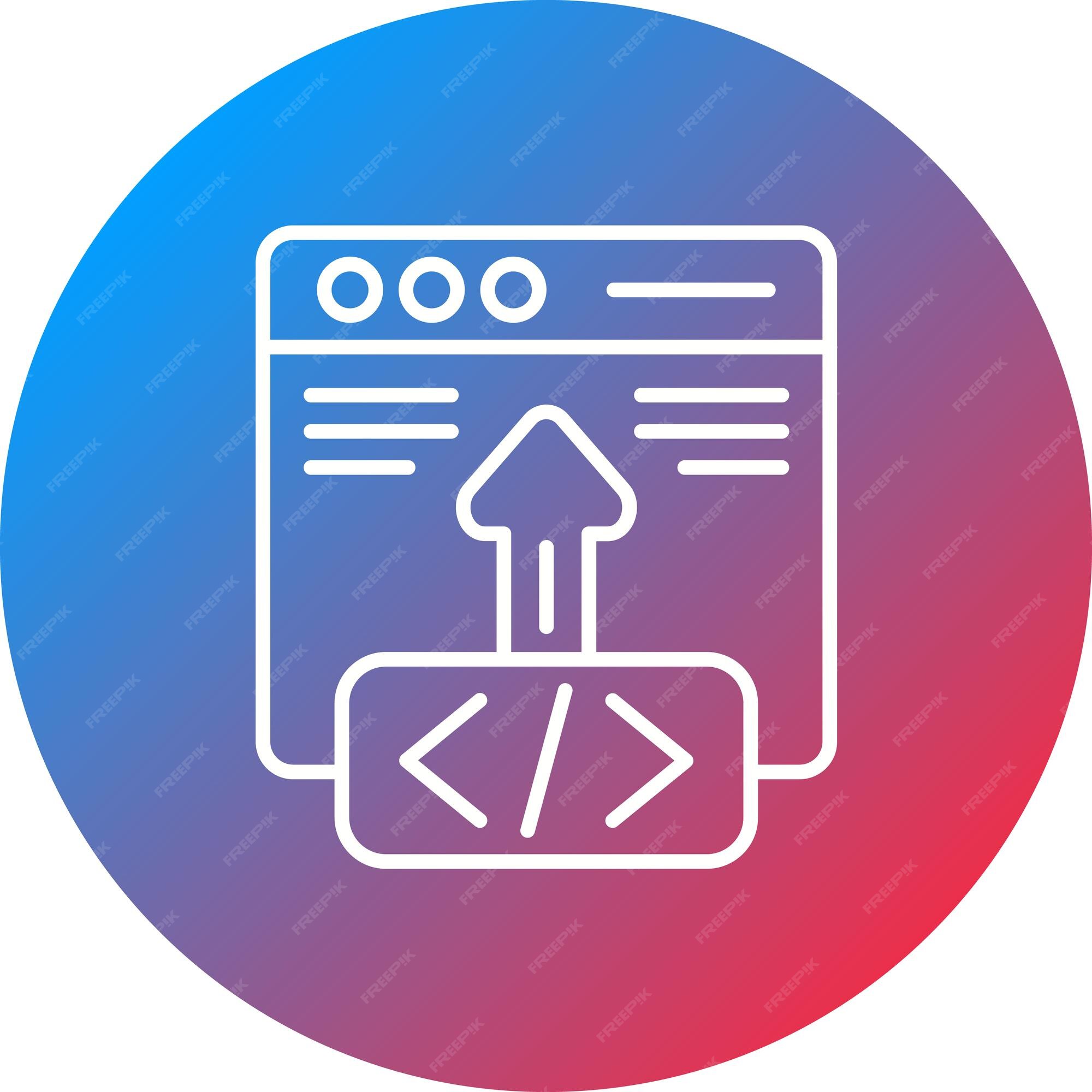 Premium Vector | Code deployment icon vector image can be used for ...