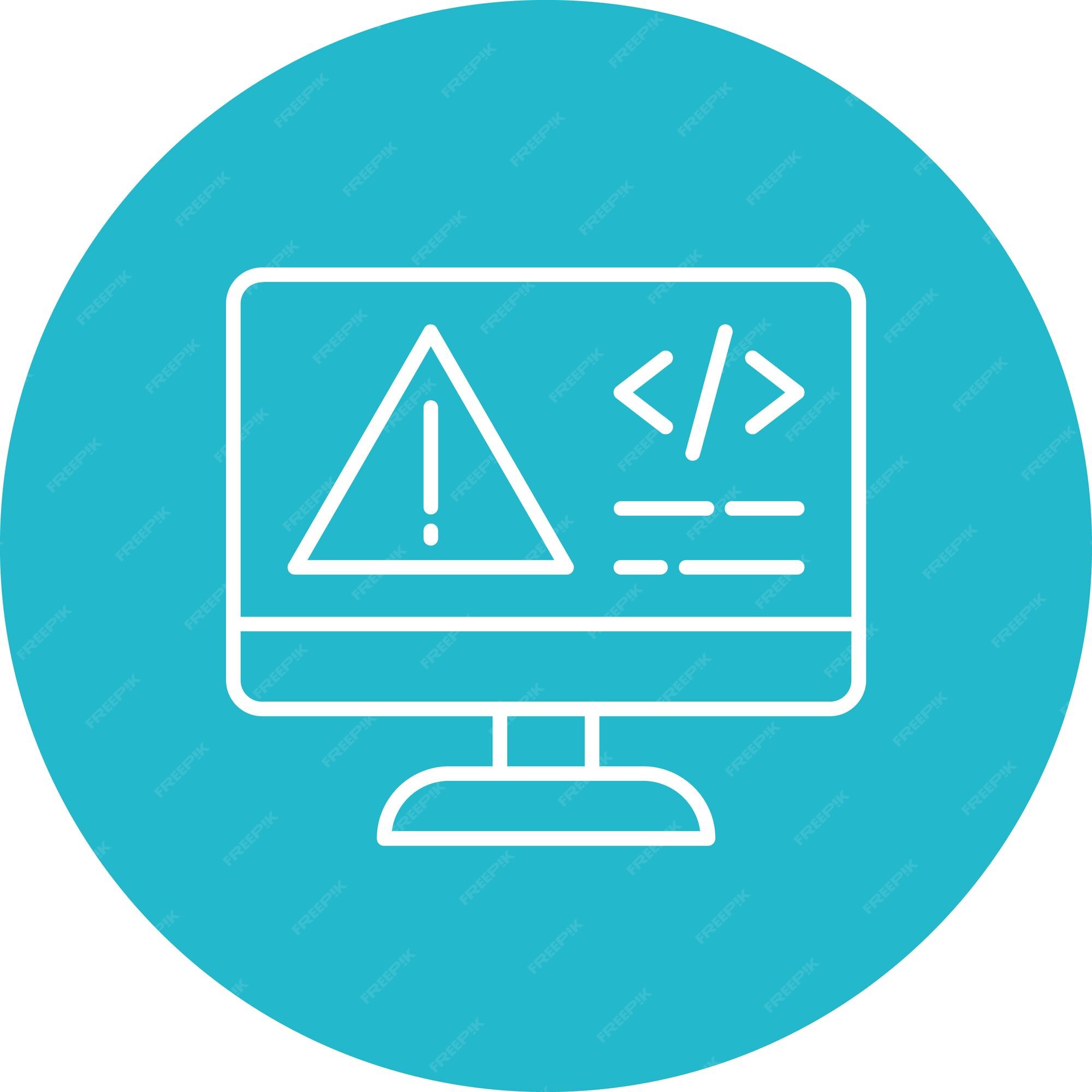 Premium Vector | Code Error icon vector image Can be used for Coding ...