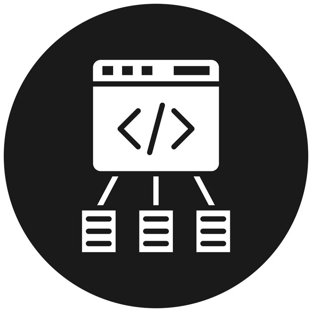 Premium Vector | Code Framework vector icon Can be used for Computer Programming iconset